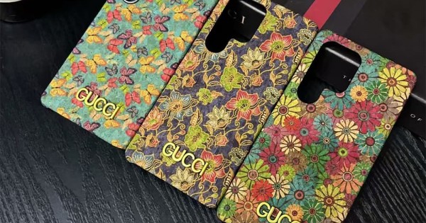 Gucci Samsung Case - Luxury Floral Phone Cover