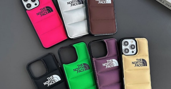 The North Face iPhone Case - Quilted Puffer Design Phone Cover